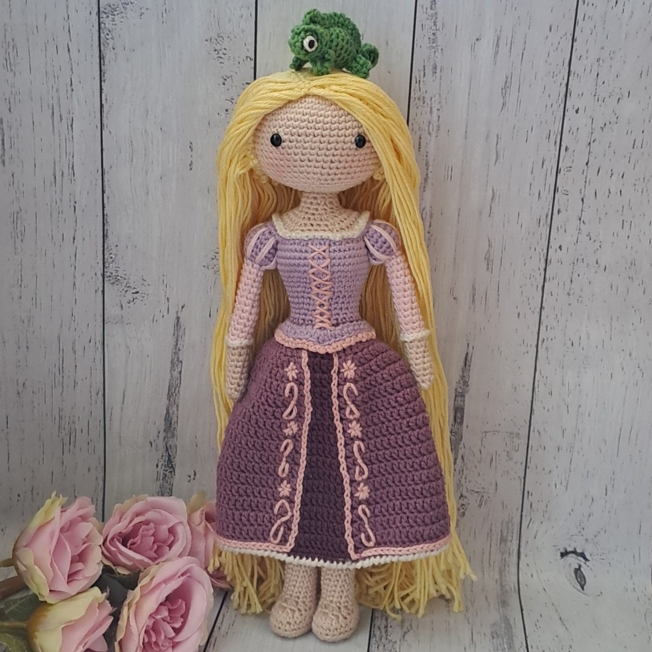 Princess Rapunzel Doll Crochet Pattern - Etsy