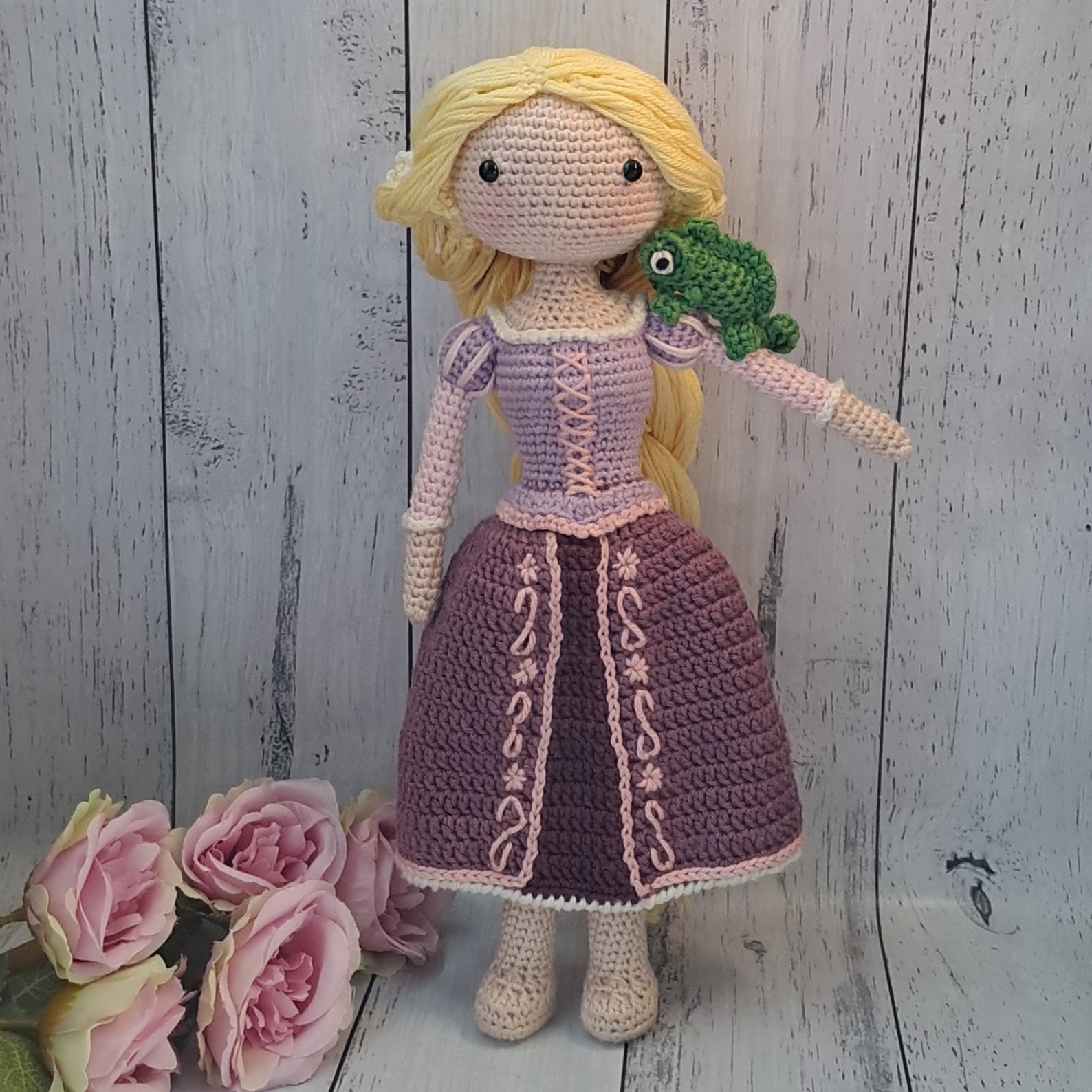 Princess Rapunzel Doll Crochet Pattern - Etsy