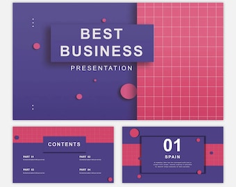 Business Report 2.0 Powerpoint Template - Etsy