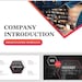 Minimal Company Introduction PPT Template - Etsy