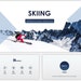 Minimal Sport Skiing Powerpoint Template - Etsy Canada