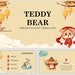 Funny Teddy Bear PPT Template - Etsy