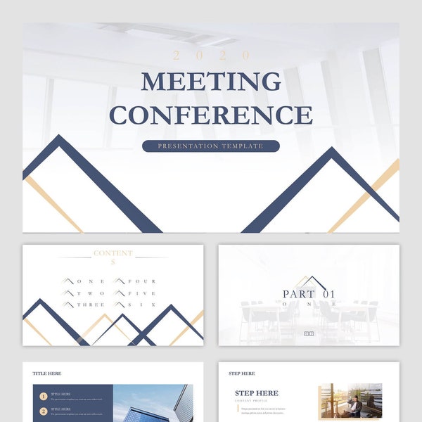 Conference Powerpoint Template - Etsy