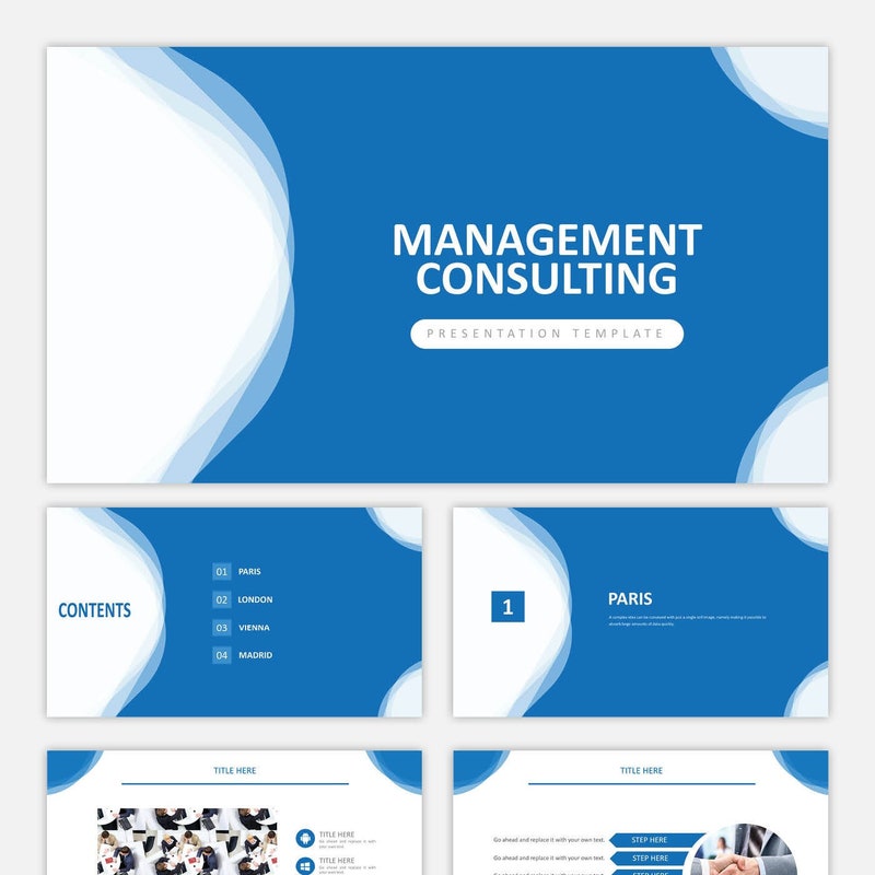 Consulting Slide Template - Etsy