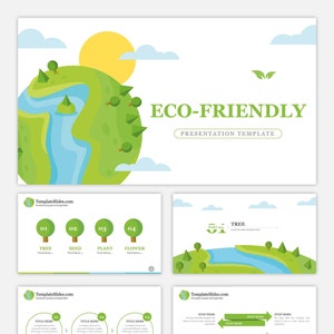 Eco-friendly Powerpoint Template - Etsy