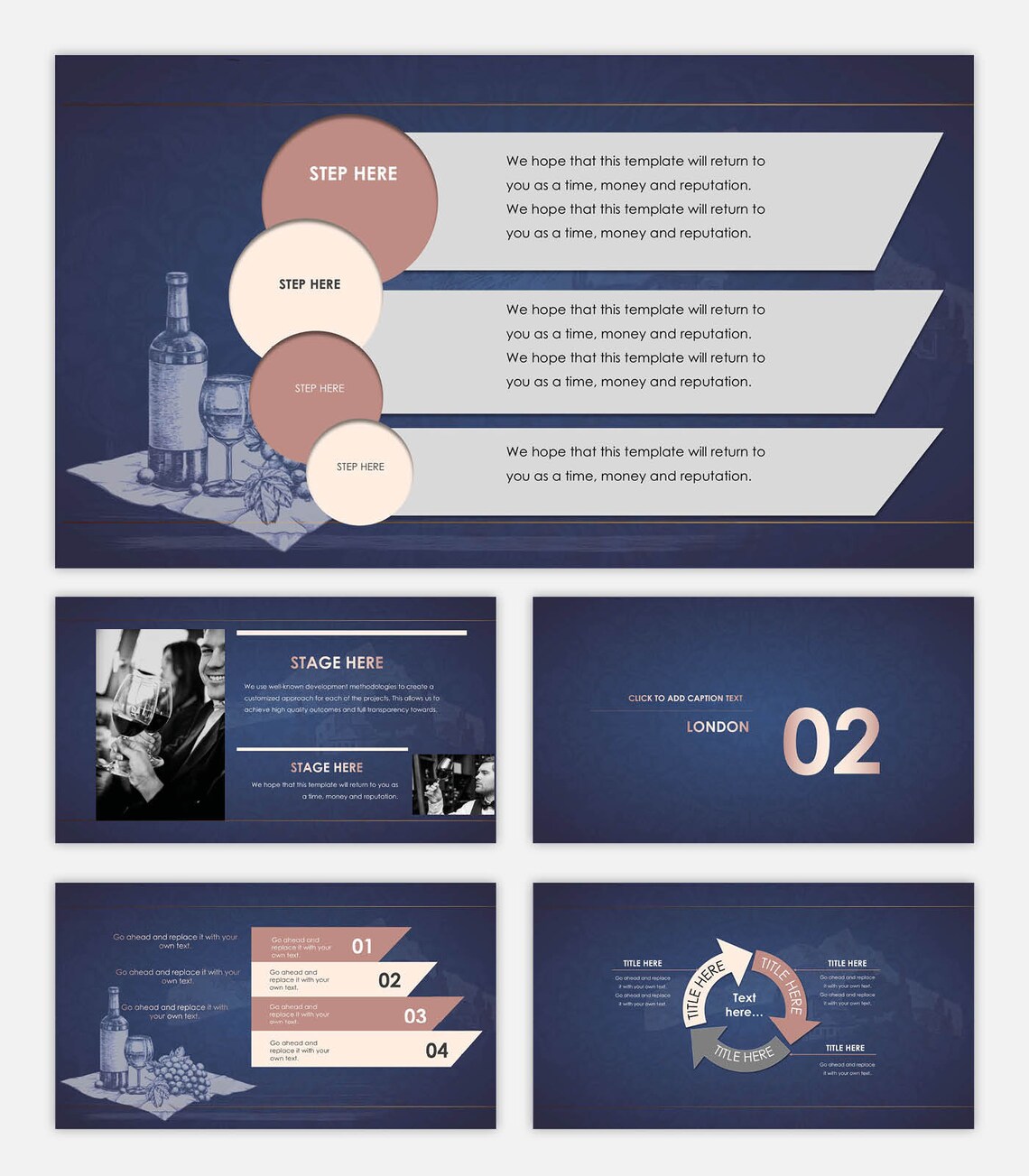 Red Wine Drinks Powerpoint Templates, Google Slides & Keynote Templates ...
