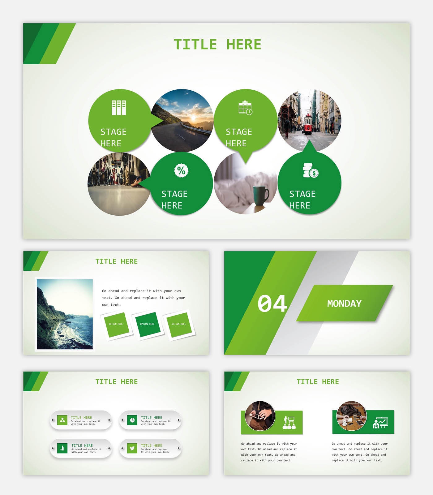 Green Technology Powerpoint Template, Google Slides & Keynote Templates ...
