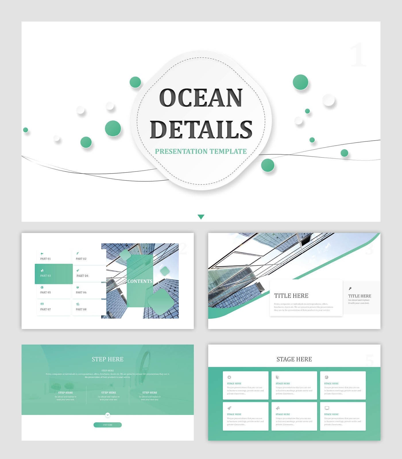 Minimal Clean Style Modern Studio Powerpoint Template - Etsy