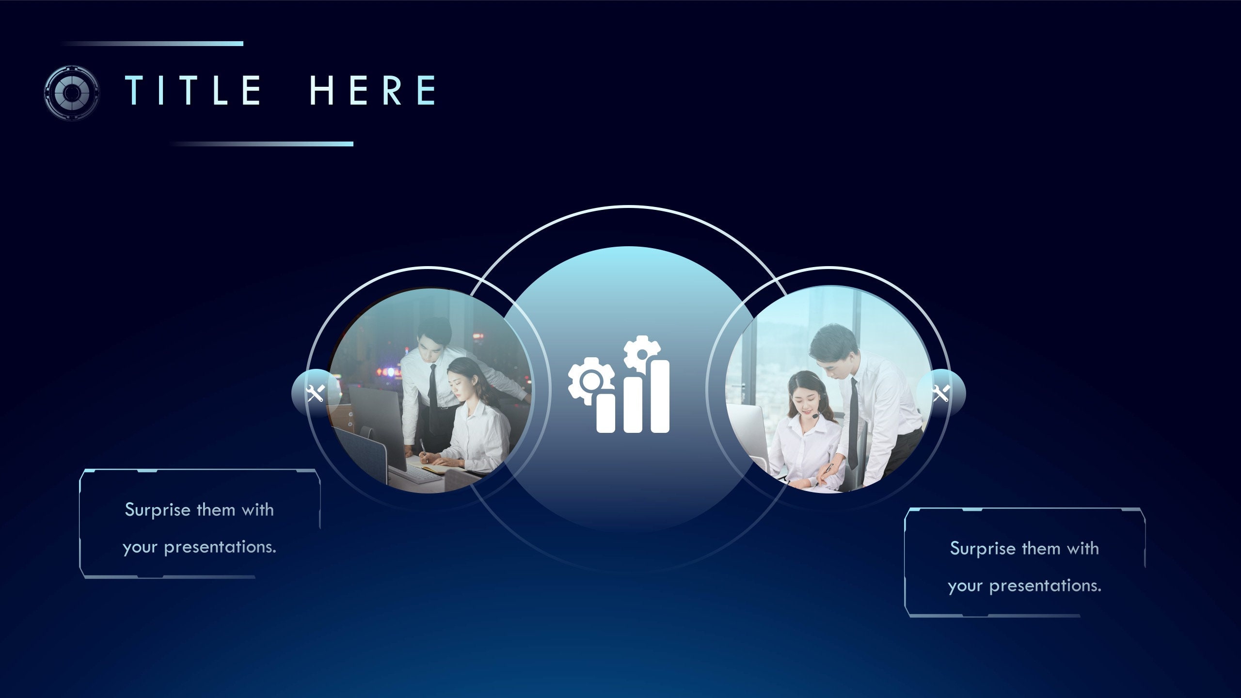 Minimal Technology Network PPT Template - Etsy