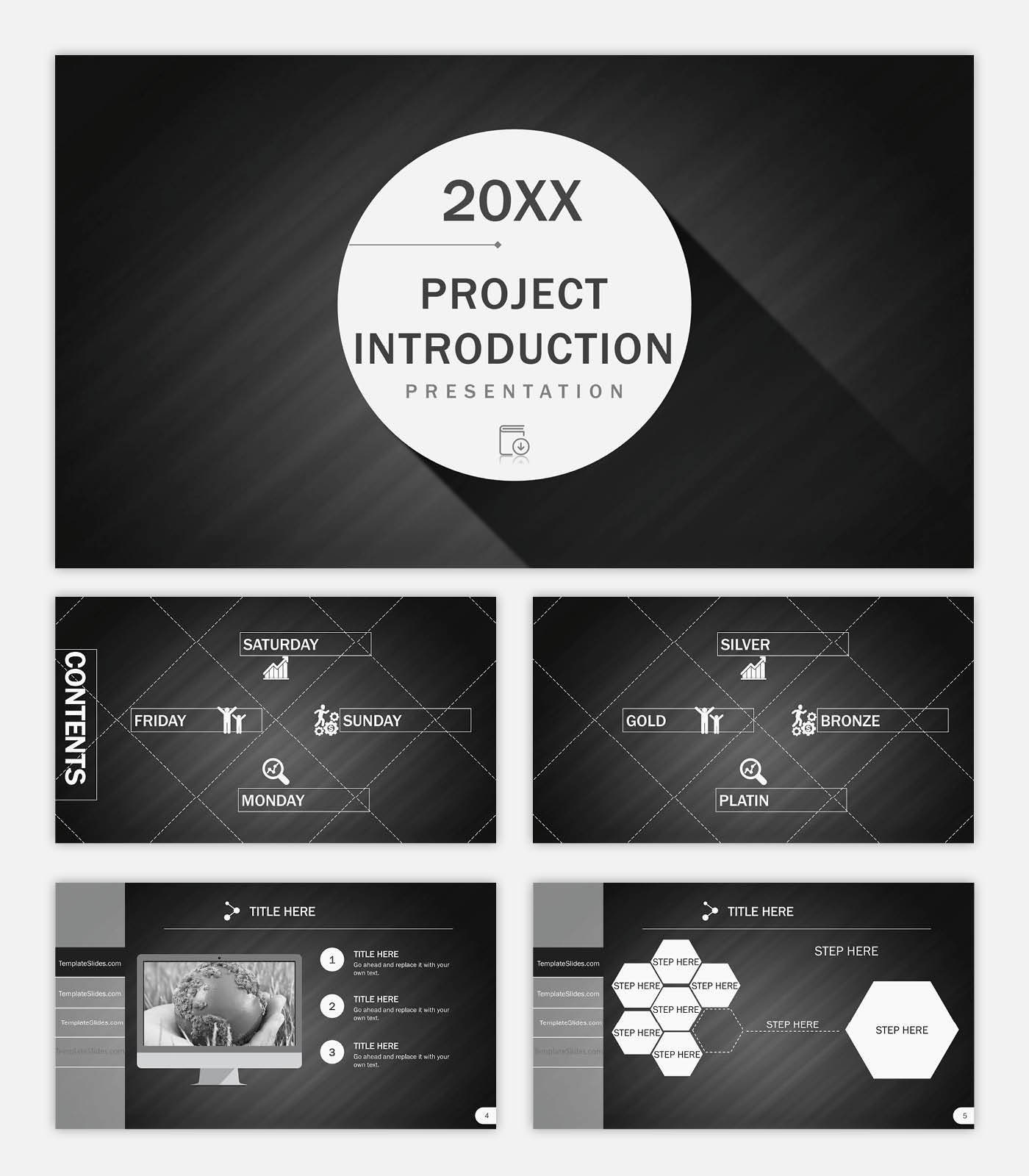 Project Introduction Powerpoint Template, Google Slides, Keynote ...