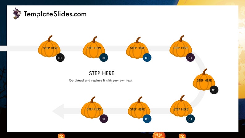 Halloween Carnival Day Presentation Template - Etsy