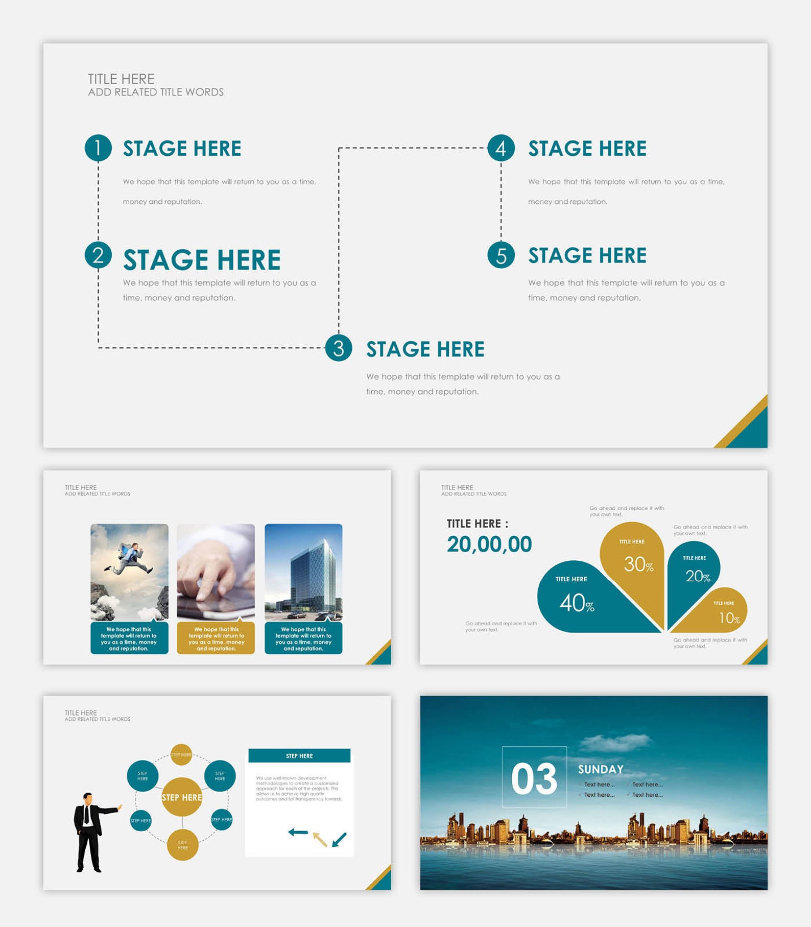 Minimal Style Investment Bank Powerpoint Template - Etsy