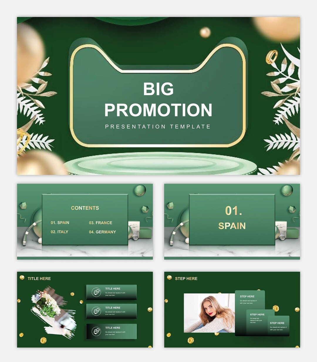 Big Promotion Powerpoint Template - Etsy