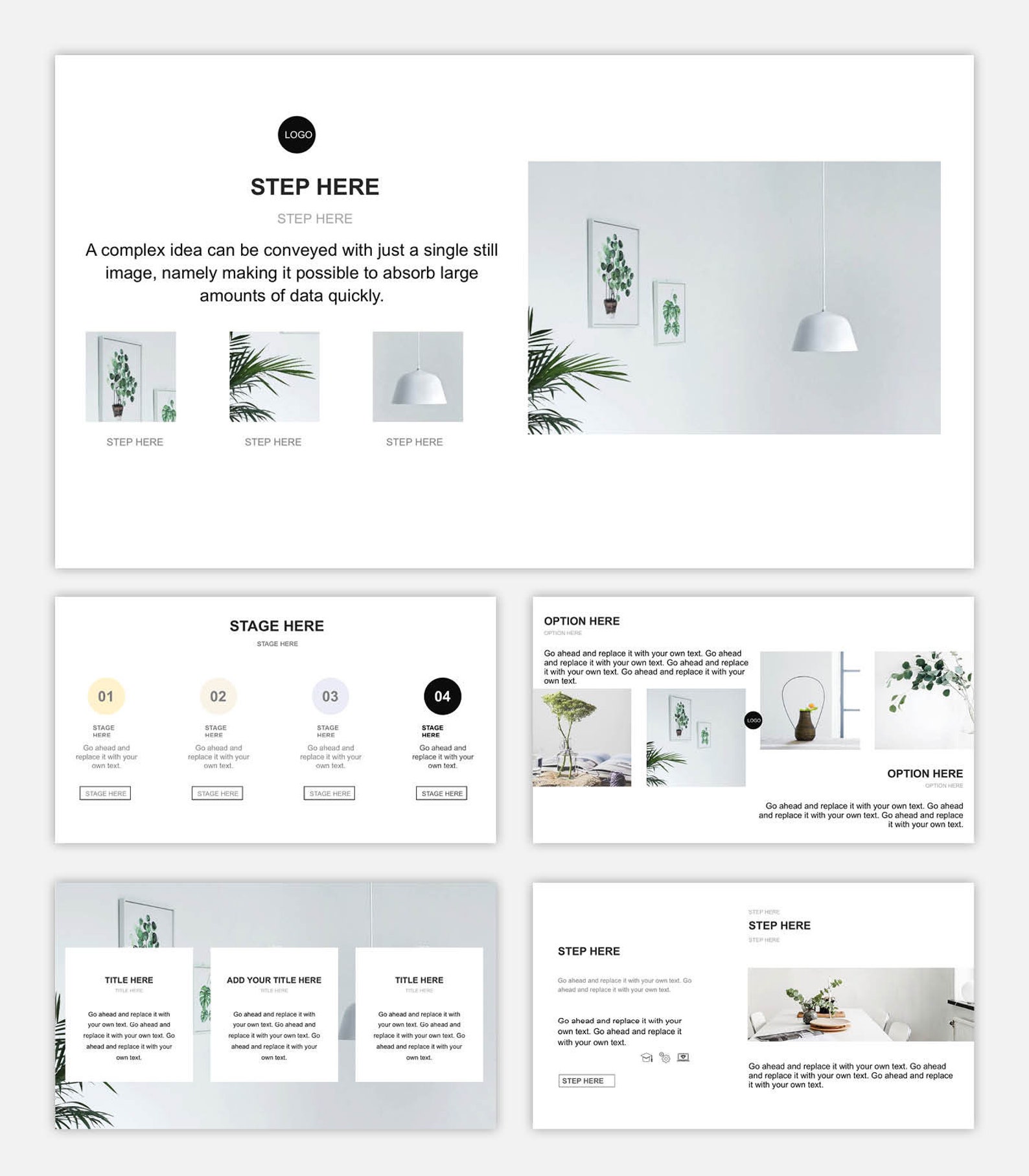 Minimal Modern Clean Portfolio Gallery Powerpoint Template, Google ...