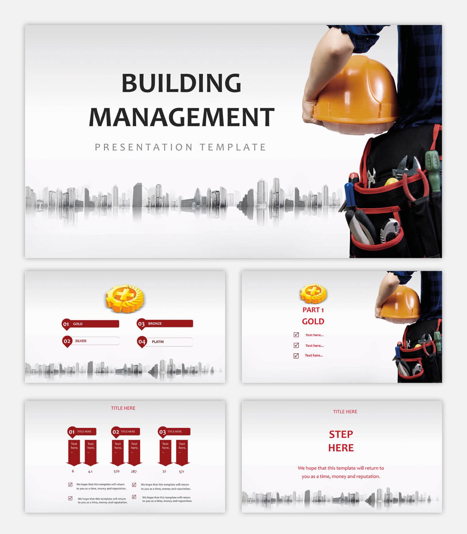 Building Management Powerpoint Template Google Slides & | Etsy