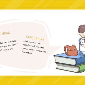 Back to School for Education Powerpoint Template - Etsy