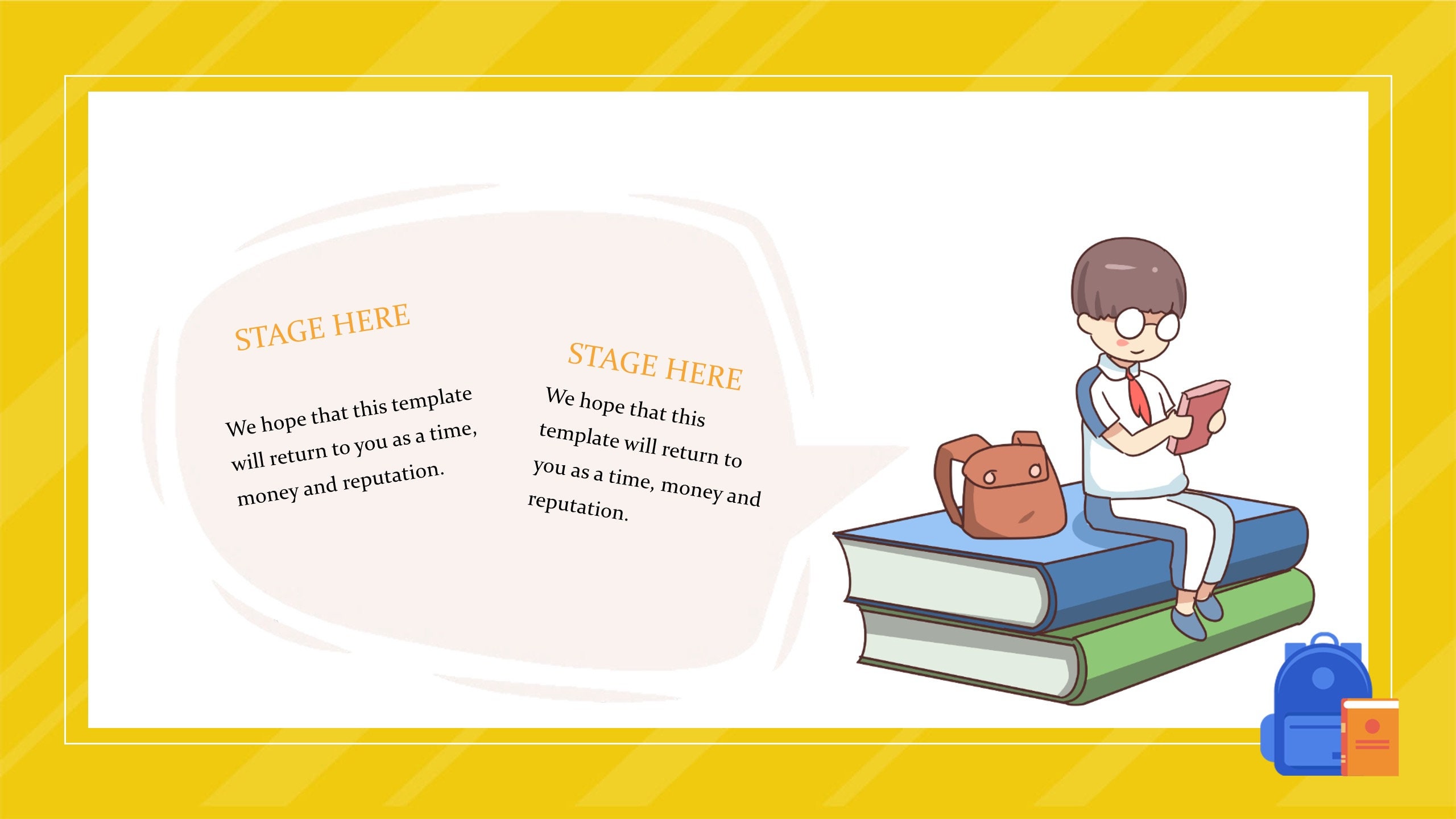 Back to School for Education Powerpoint Template - Etsy