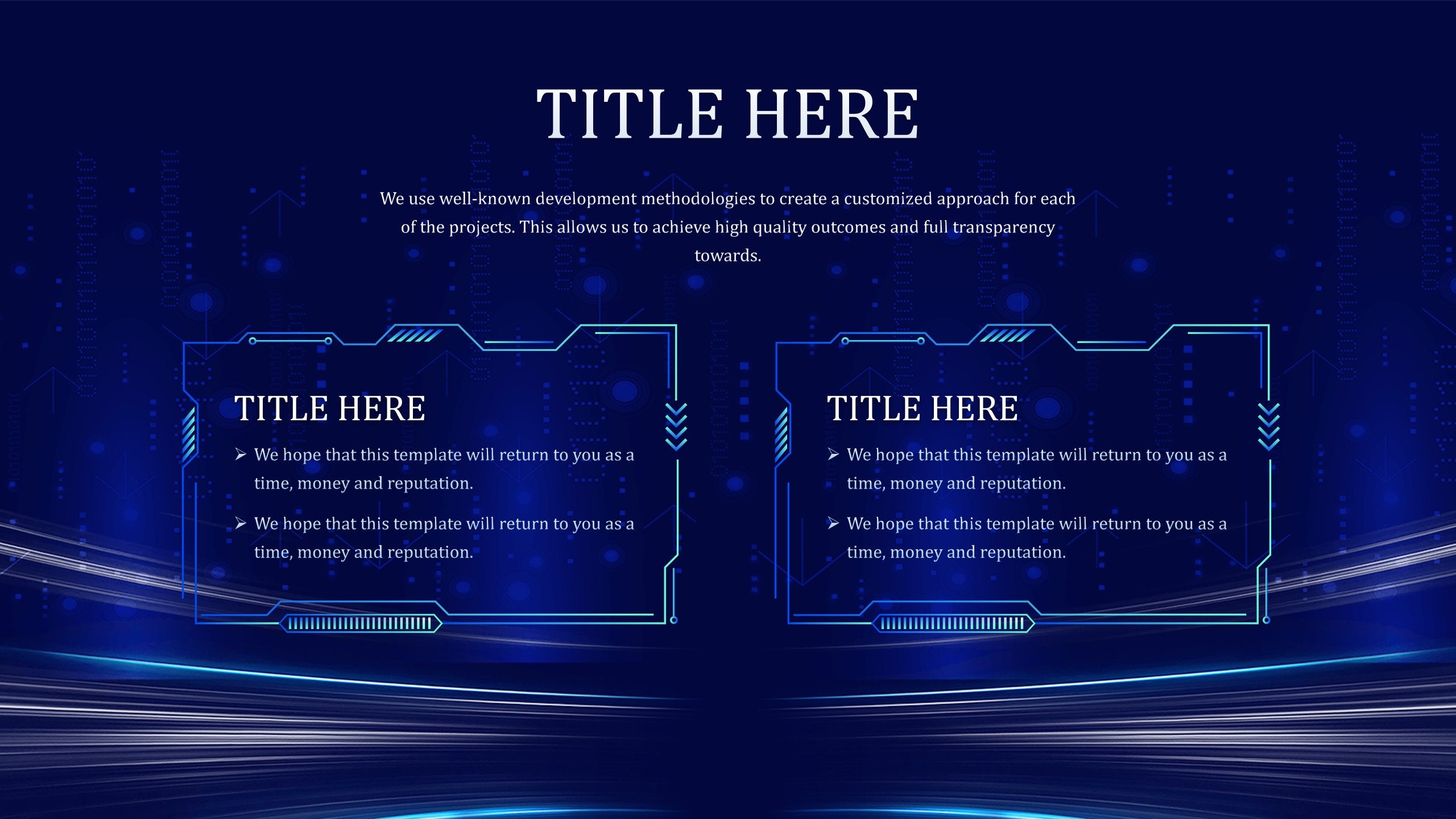 Creative Blue Music Studio Powerpoint Template - Etsy
