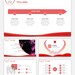 Red Heart Love Powerpoint Template, Love Google Slides, Valentine Day ...