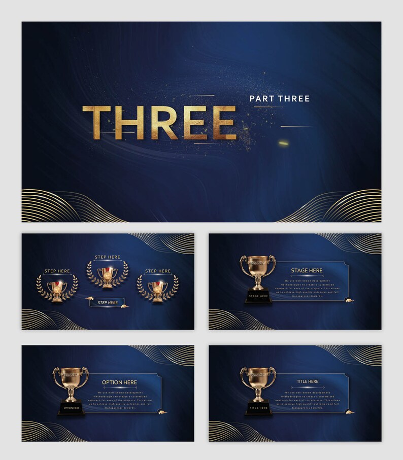 Creative Championship Powerpoint Template - Etsy
