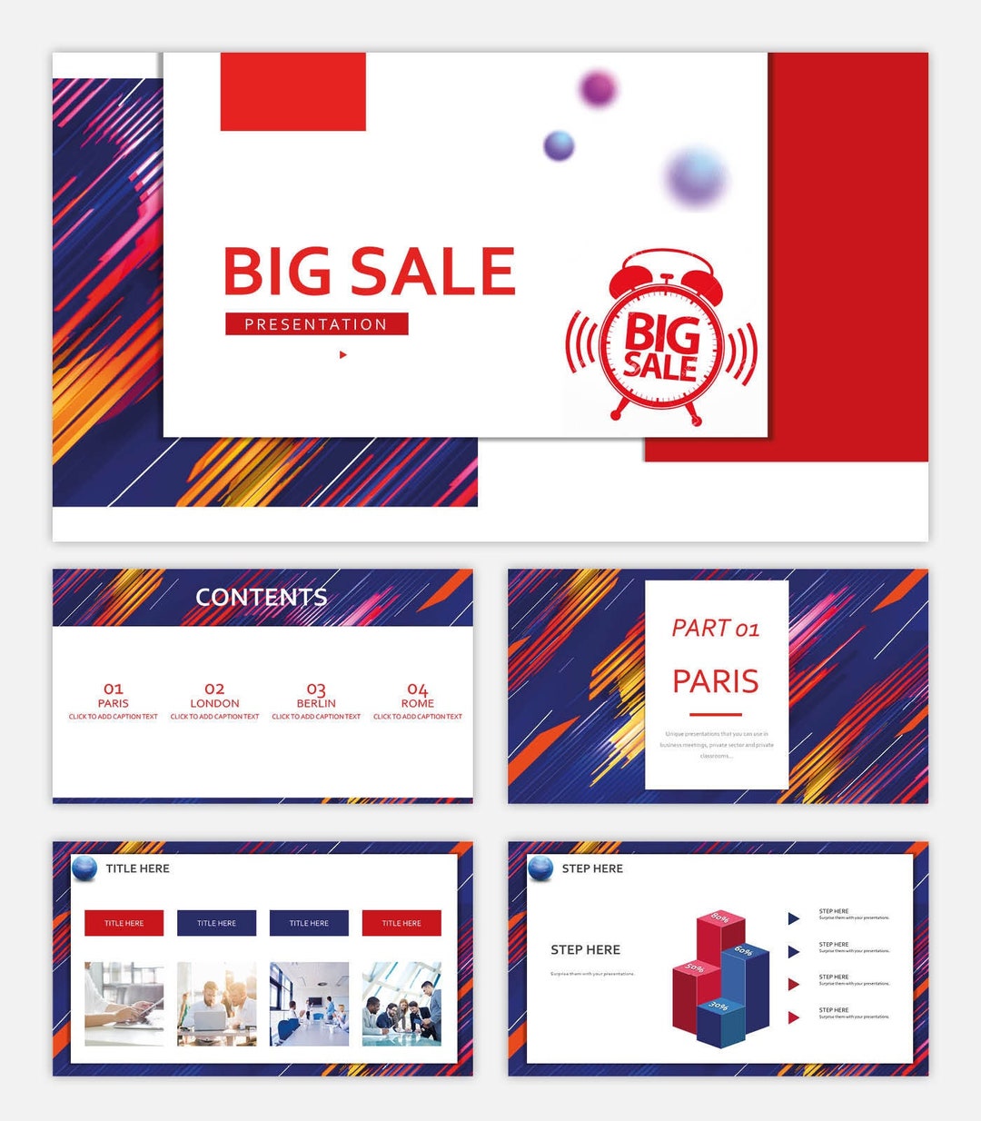 Big Sale Powerpoint Template Slides - Etsy