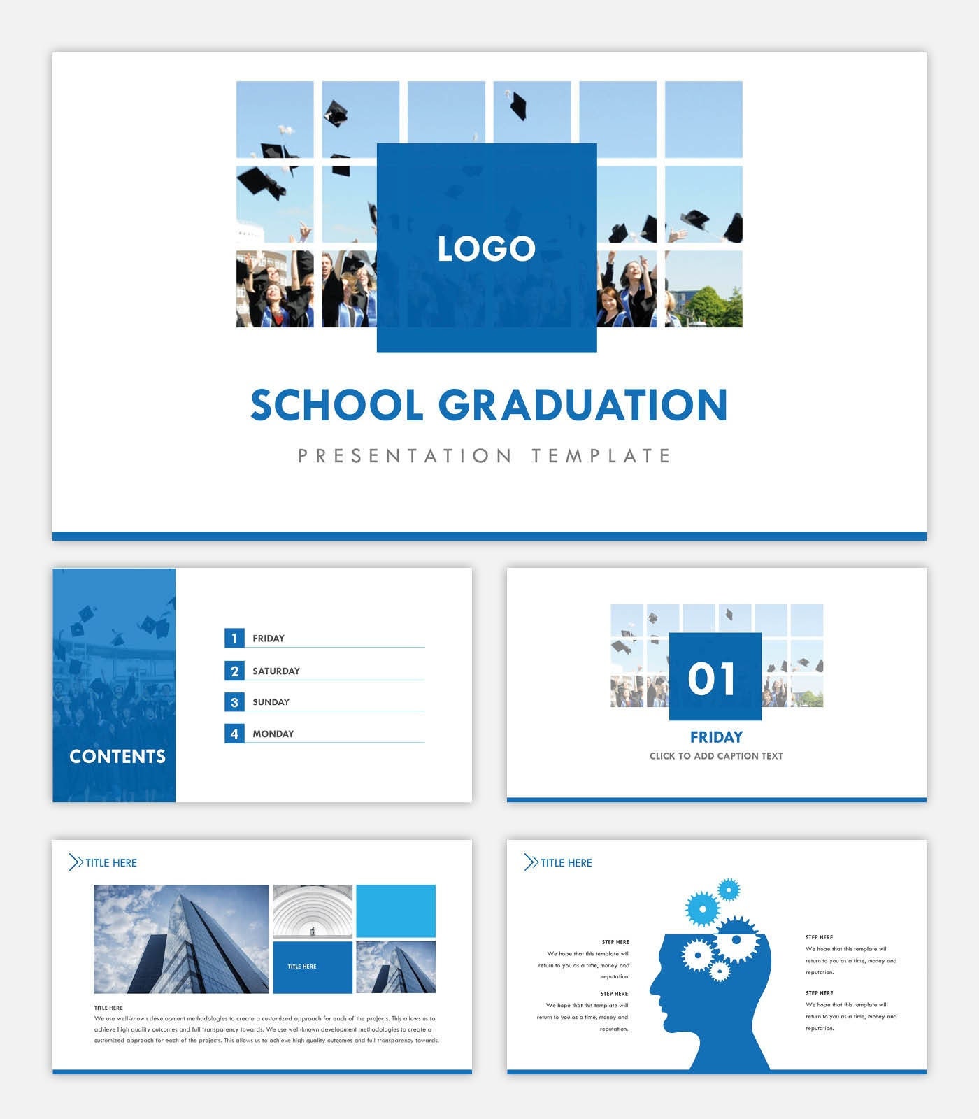 Powerpoint Background Navy Blue And White Wedding