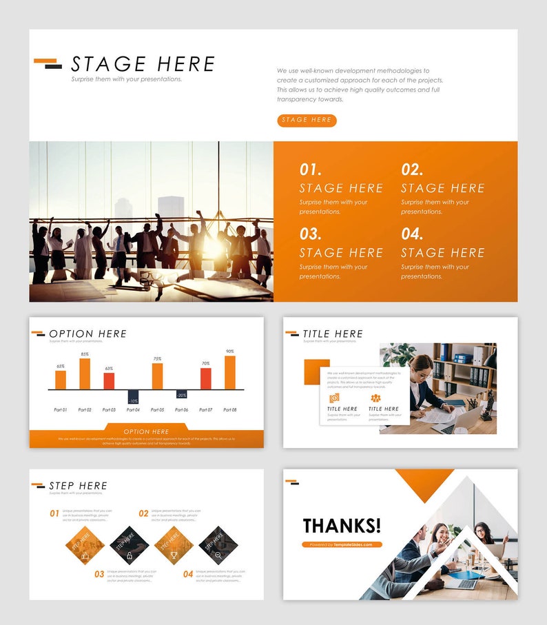 Business Group Success Powerpoint Template - Etsy