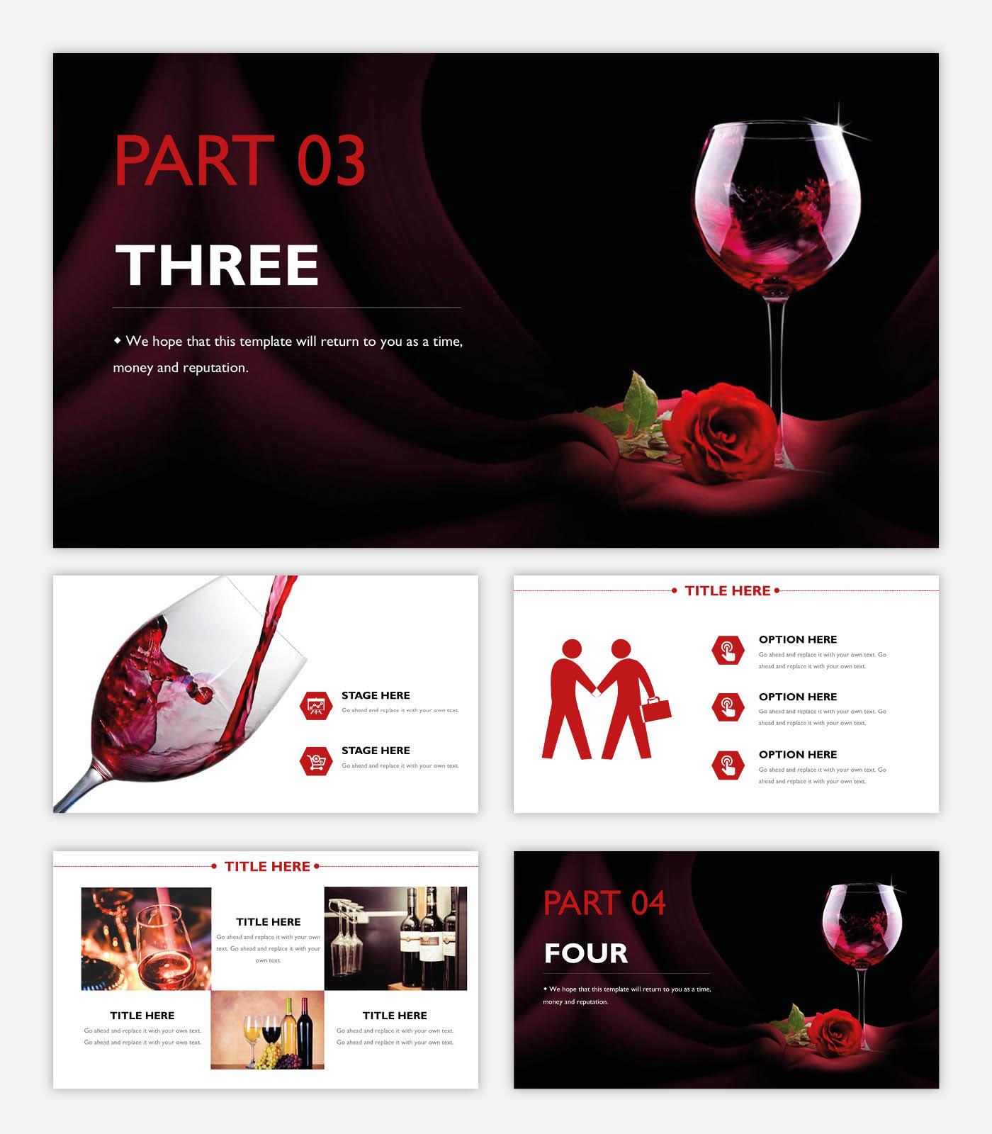 Wine Culture Drinks Powerpoint Template - Etsy