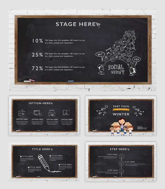 Chalkboard Template Powerpoint