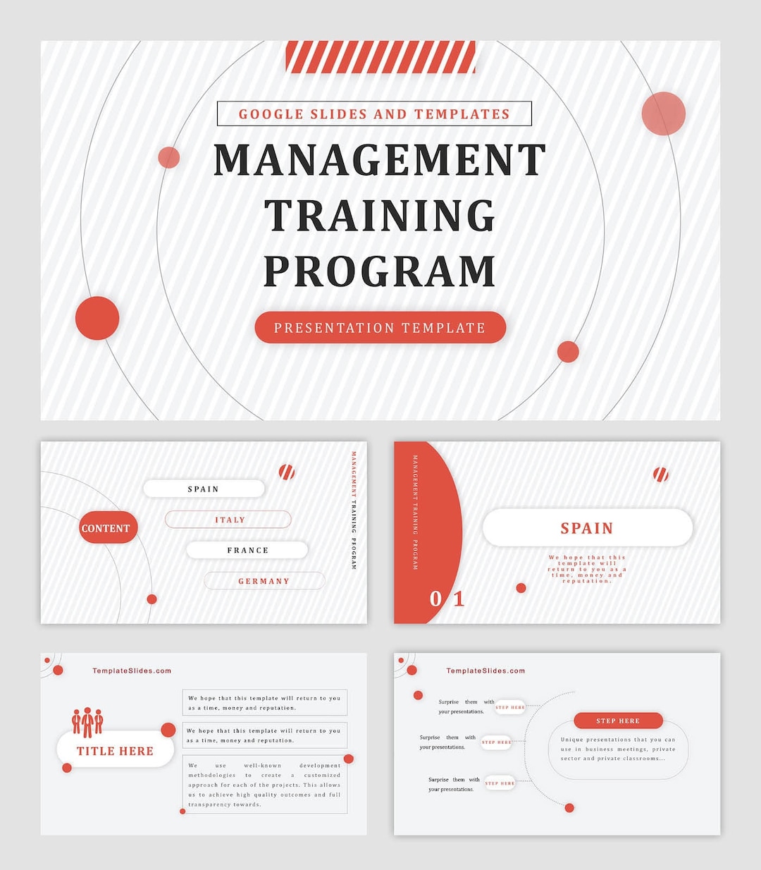 Management Training Program PPT Template - Etsy