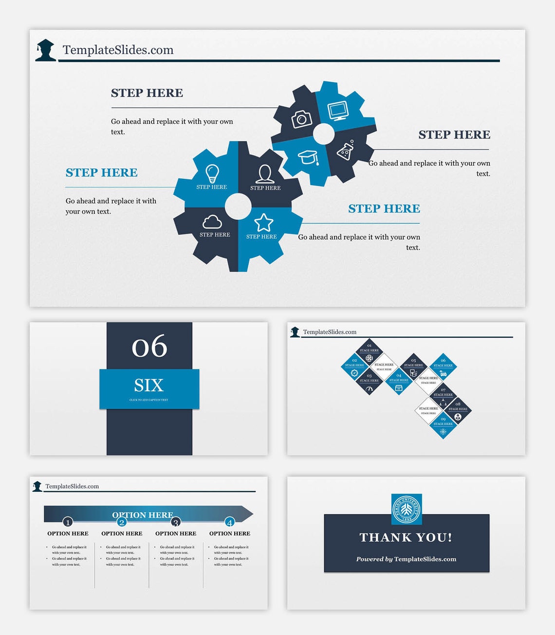 University Profile Powerpoint Template - Etsy