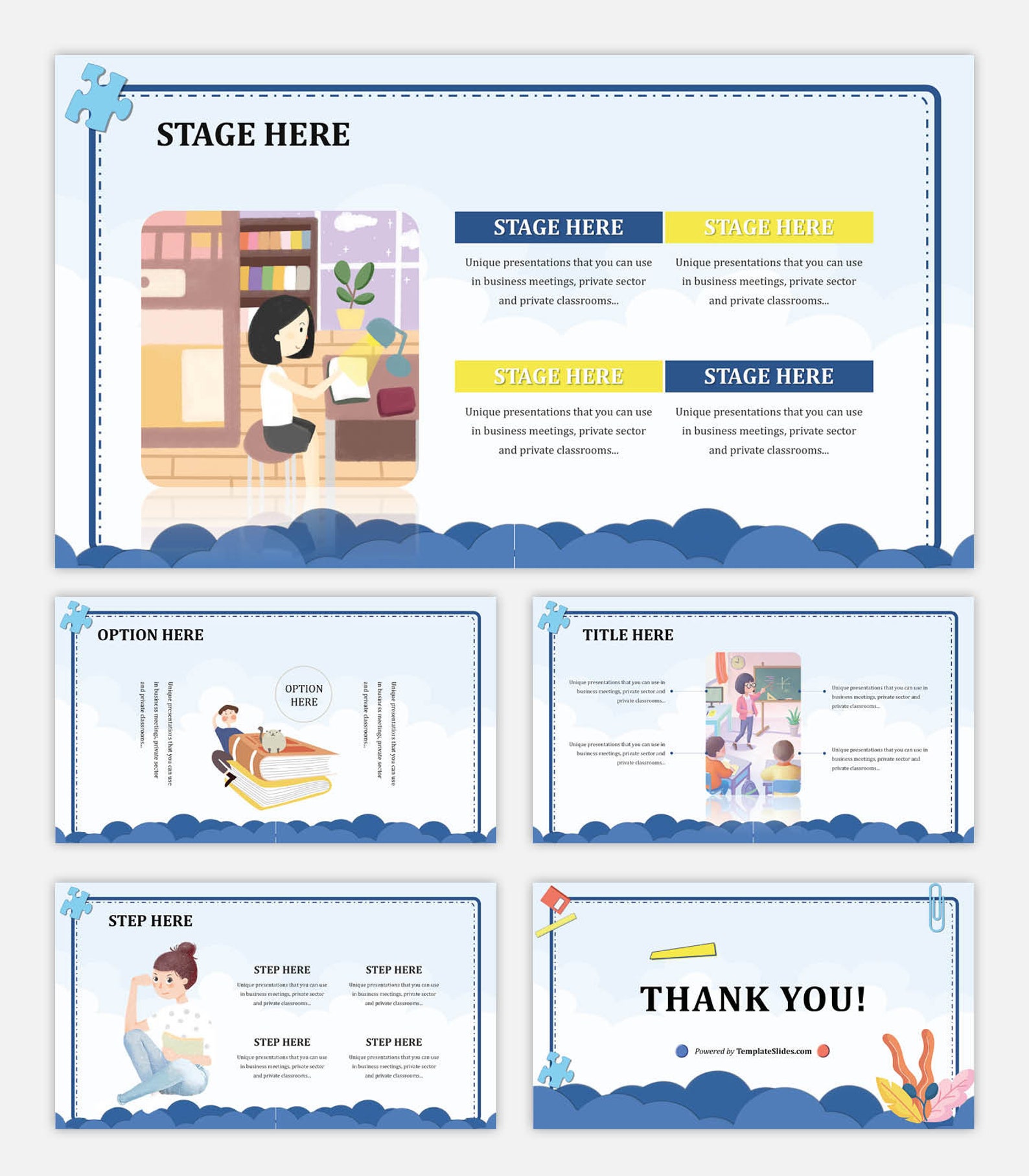 Teacher Open Class Powerpoint Template - Etsy
