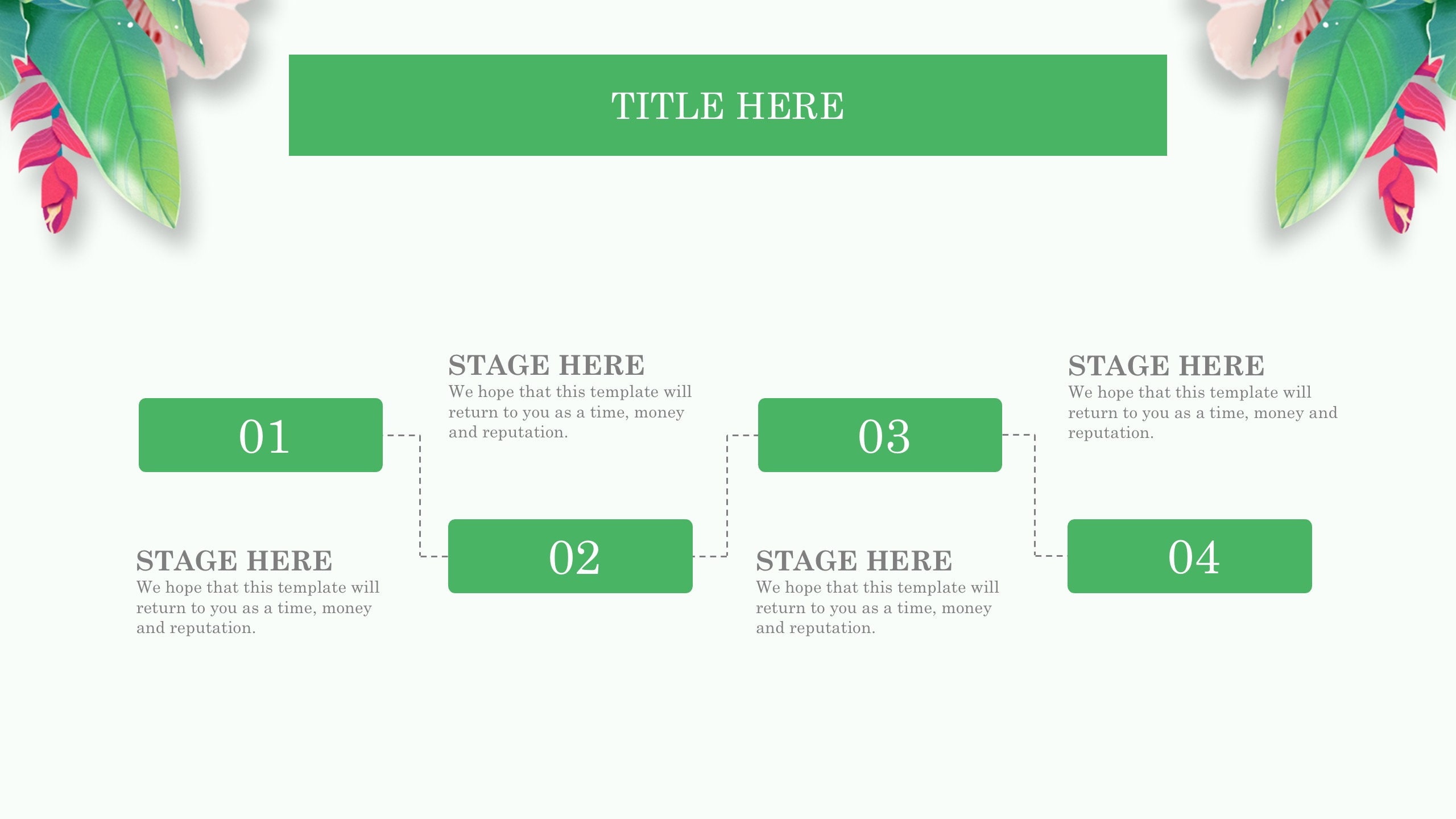 Green Leaves School Border Presentation Template, Google Slides ...