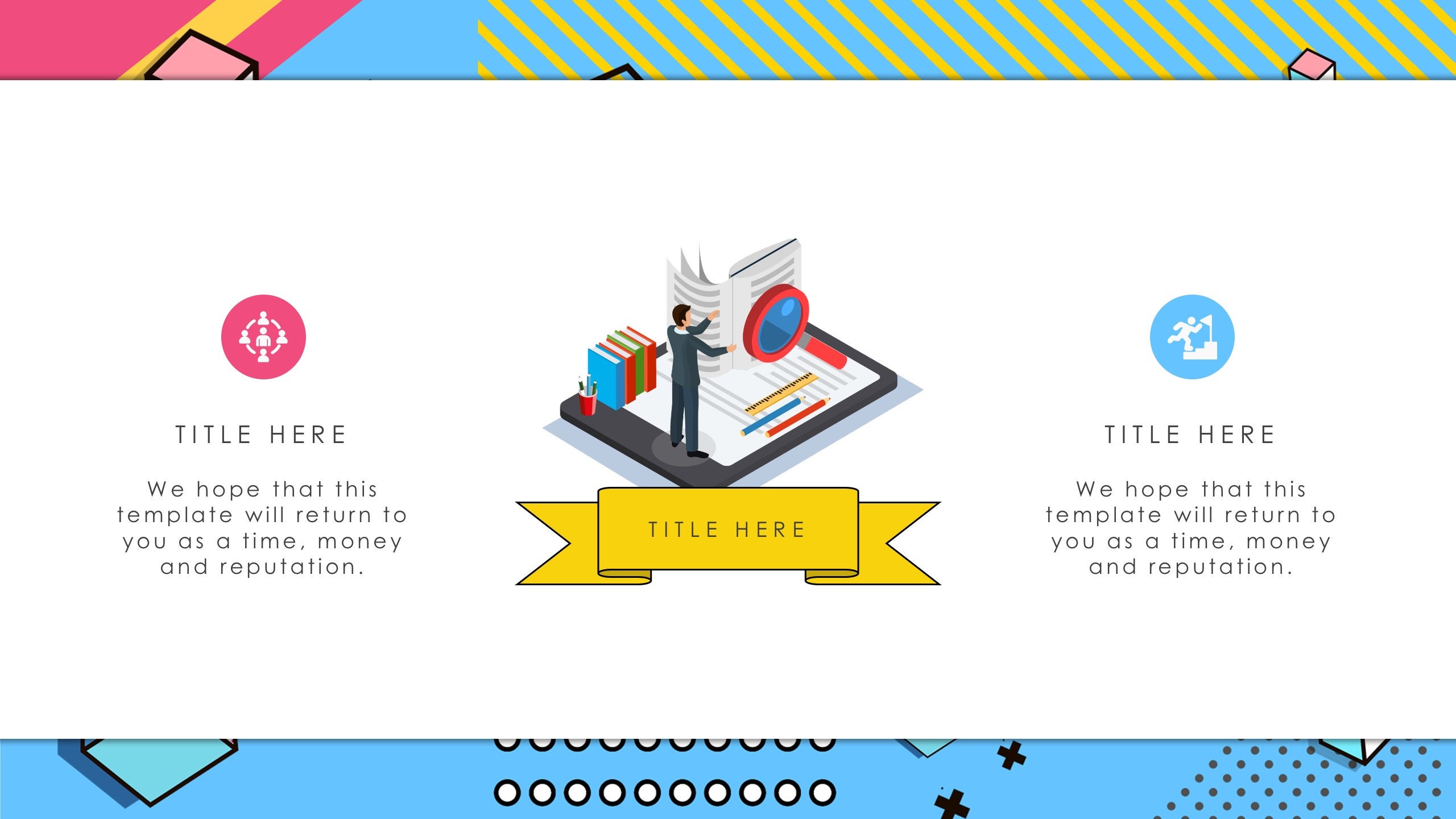 Retro Modern Style Powerpoint Template - Etsy