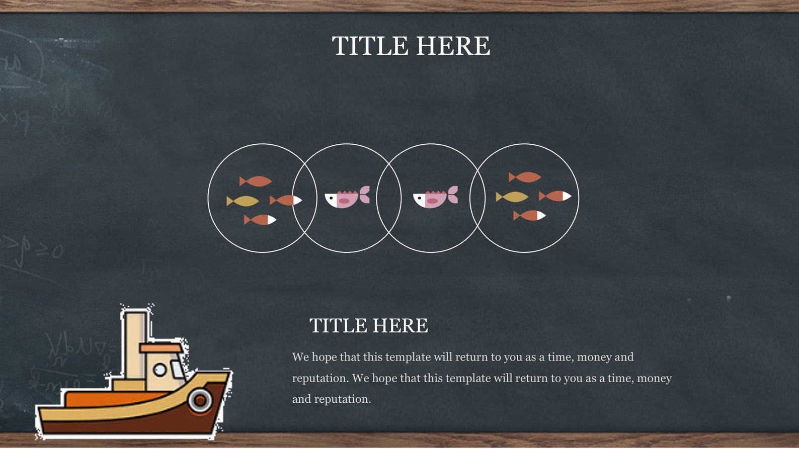The Fish IDEA Powerpoint Template Google Slides Keynote - Etsy