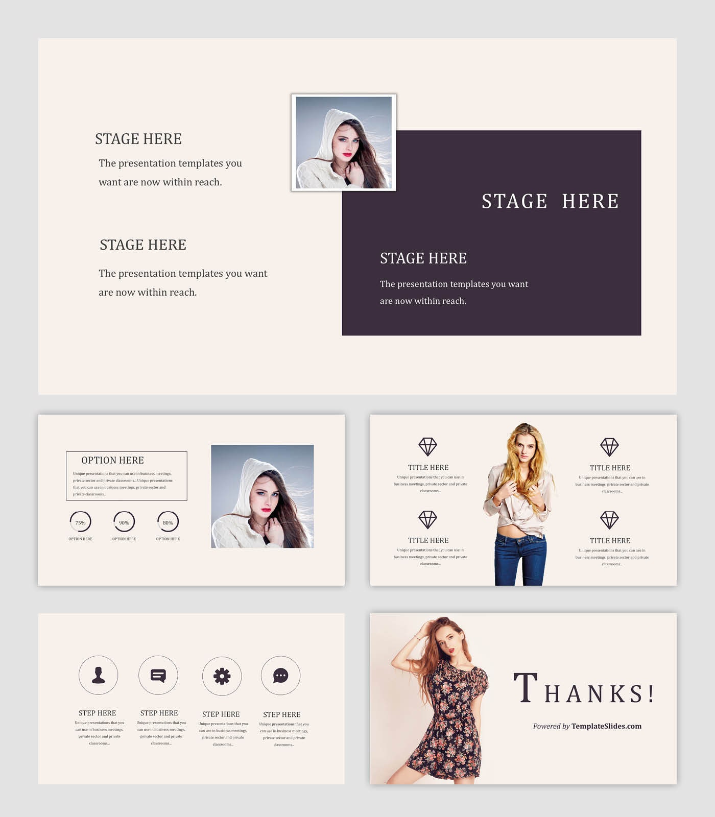 Fashion Clothes PPT Template for Presentation Slides - Etsy