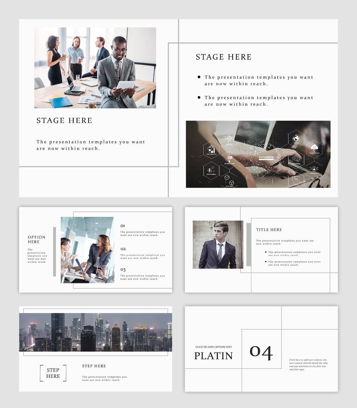 Minimal Simple Style Powerpoint Template - Etsy
