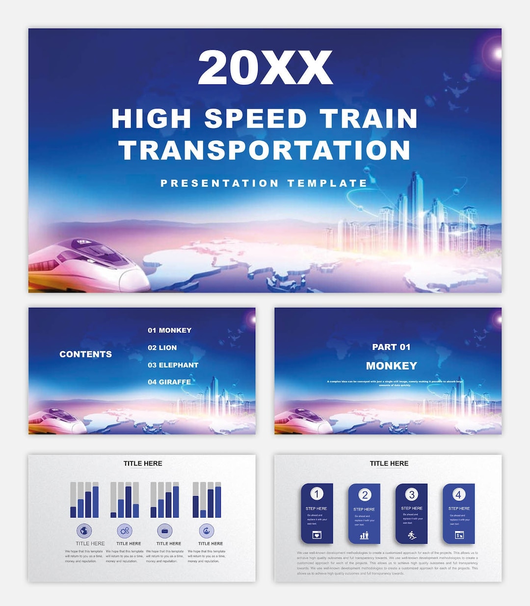 Train Powerpoint Template