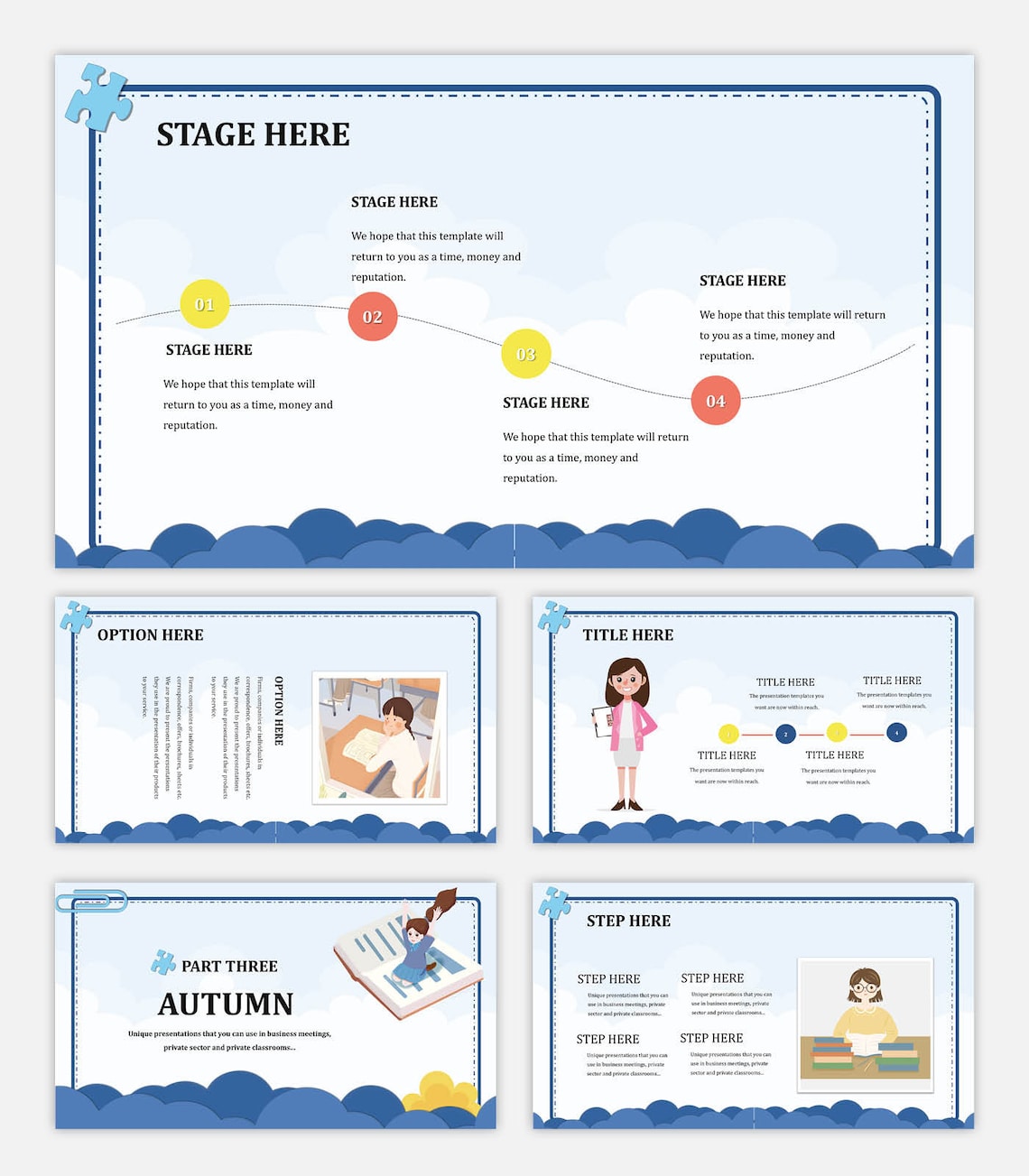 Teacher Open Class Powerpoint Template - Etsy