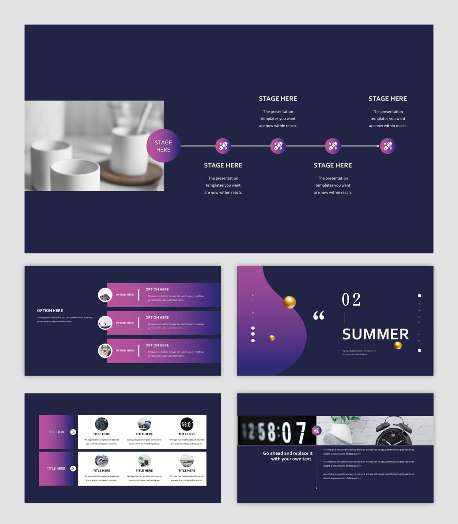 Space 3D Technology Powerpoint Template - Etsy