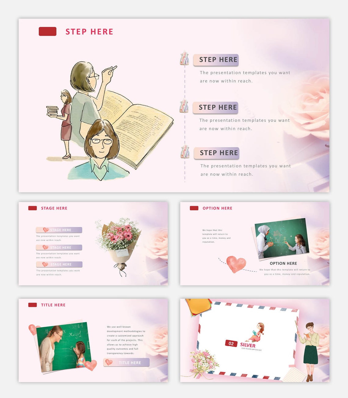 Happy Teachers Day Powerpoint Template - Etsy