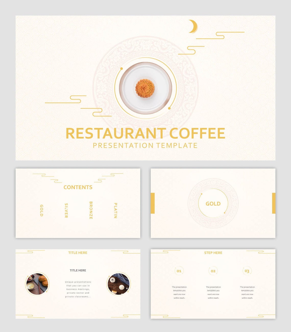 Restaurant Coffee Presentation Slides Template - Etsy