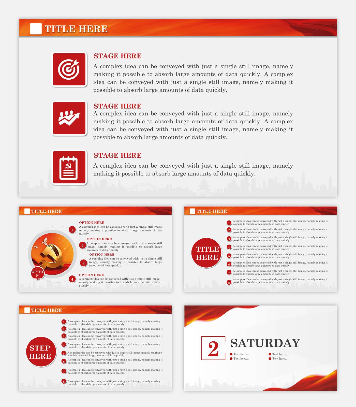 Minimal Socialism Polity Powerpoint Template - Etsy