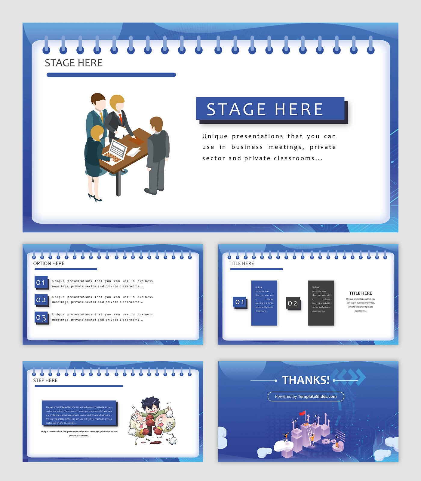 3D Work Group Plan for Business Powerpoint Template - Etsy