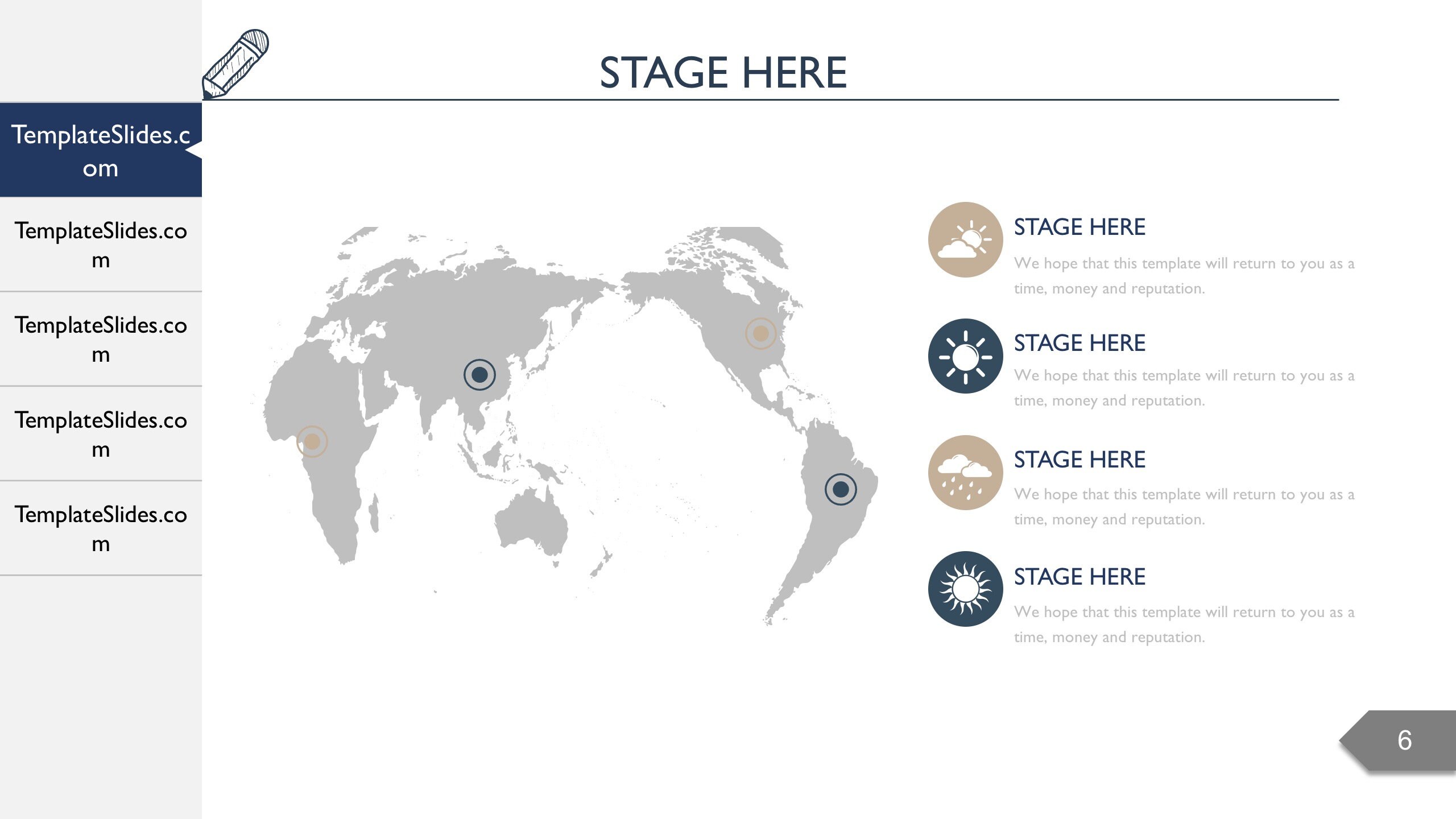 Minimal Work Plan Powerpoint Template - Etsy