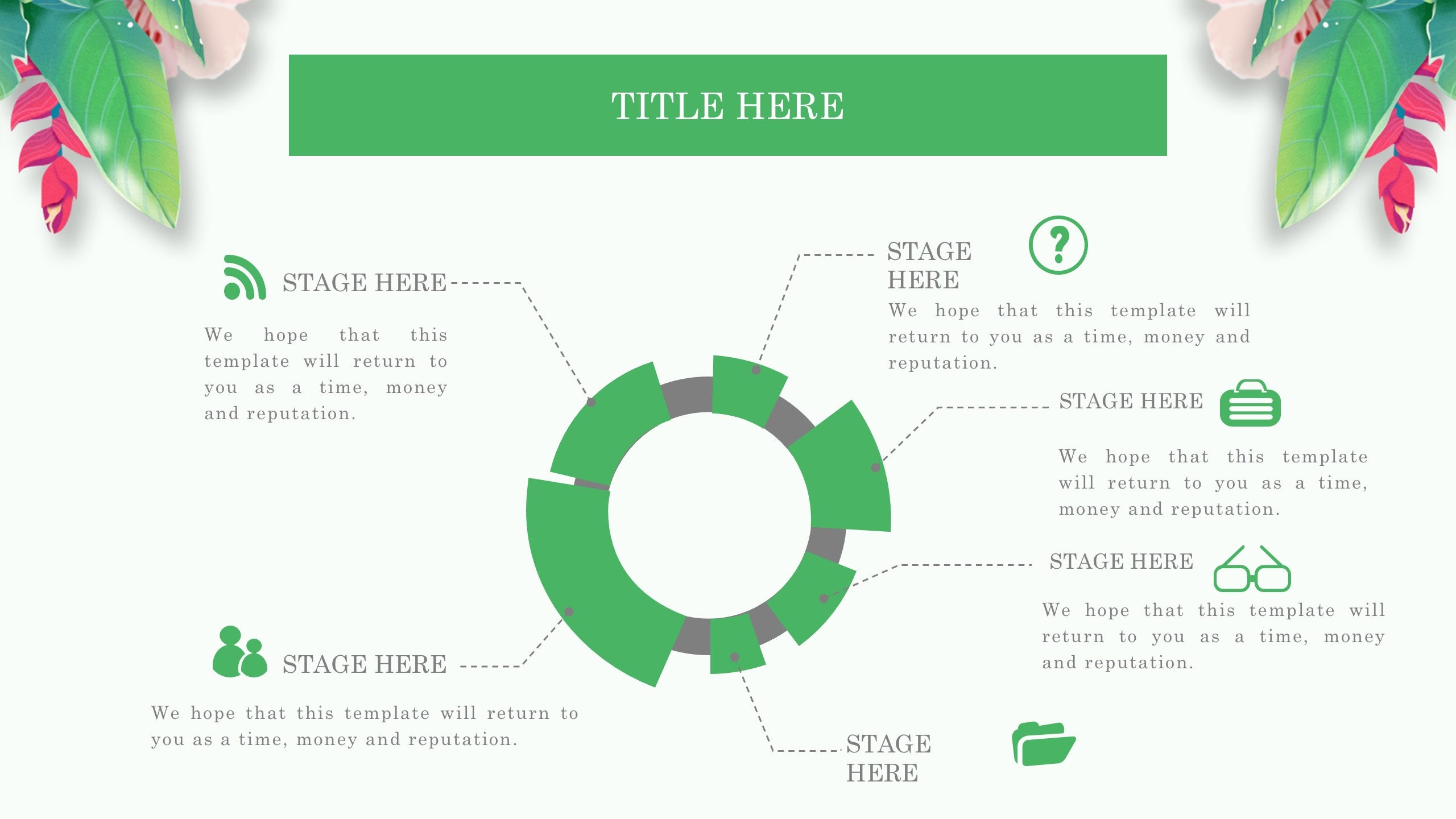 Green Leaves School Border Presentation Template, Google Slides ...