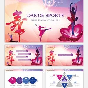Dance Sports Powerpoint Template | Etsy