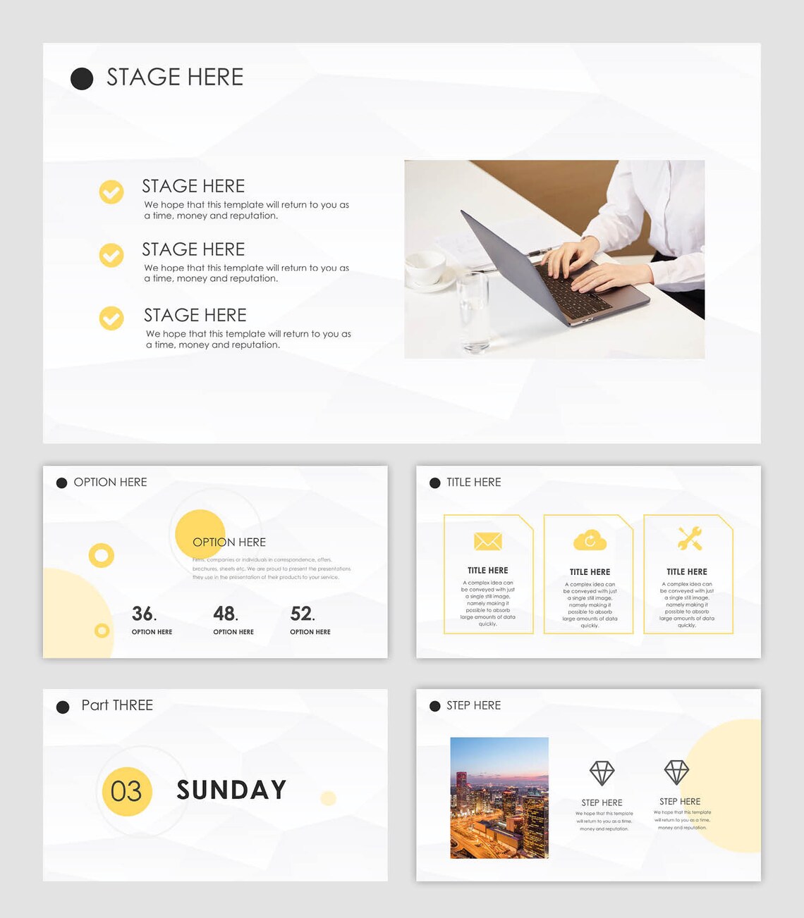 Creative Work Report PPT Template - Etsy