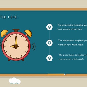 Cartoon School Board Powerpoint Template - Etsy