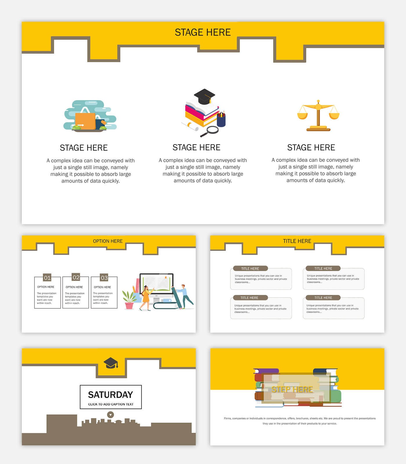 School Courseware Report PPT Template - Etsy
